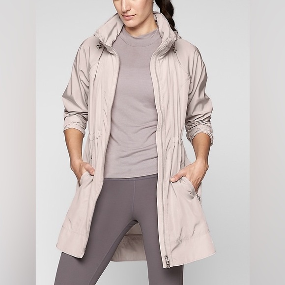 Athleta | Jackets & Coats | Athleta Drip Drop Lightweight Full Zip Rain ...